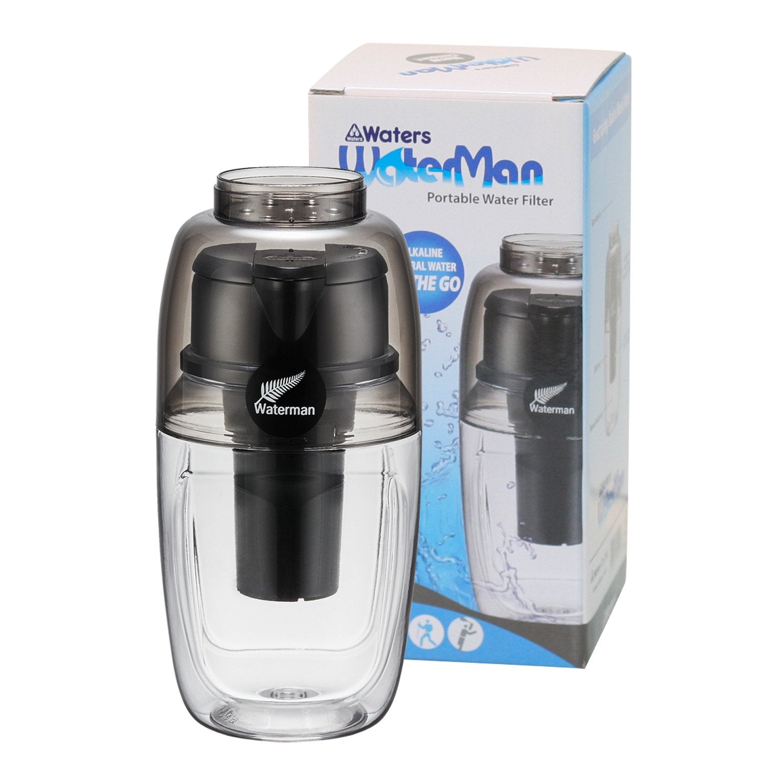 Mini BMP Waterman 600ml BlackPortable filter – Waters Co NZ