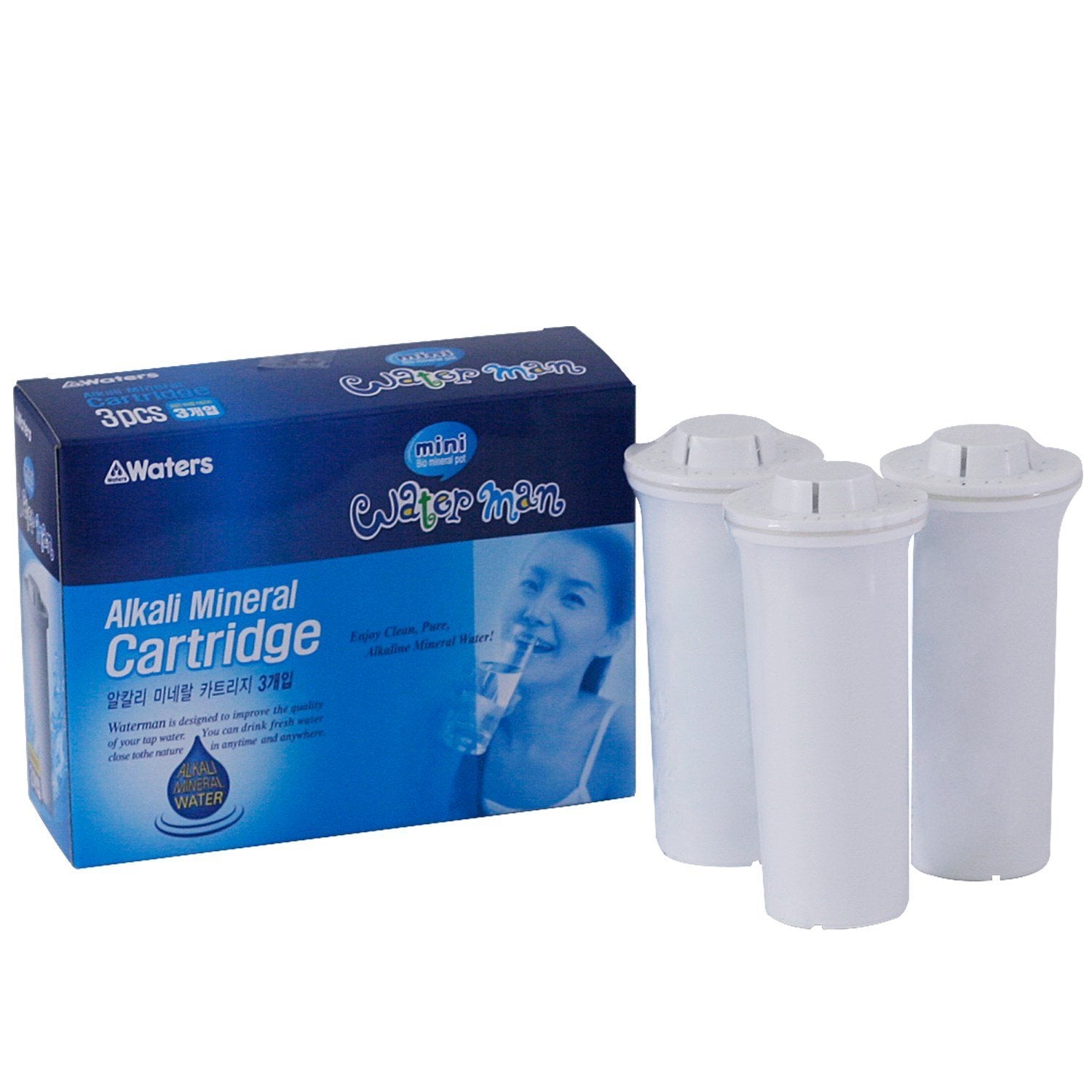 Waterman Blue 600ml Portable Filter + 3 pack of filters – Waters Co NZ